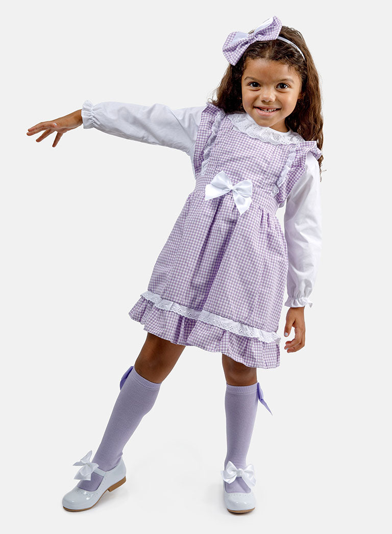 Baby Girl 5-Piece School Uniform Set | Mommiesnbabies